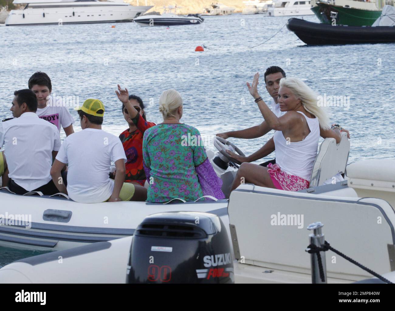 GREECE OUT - Famous Turkish pop singer Ajda Pekkan was spotted on ...