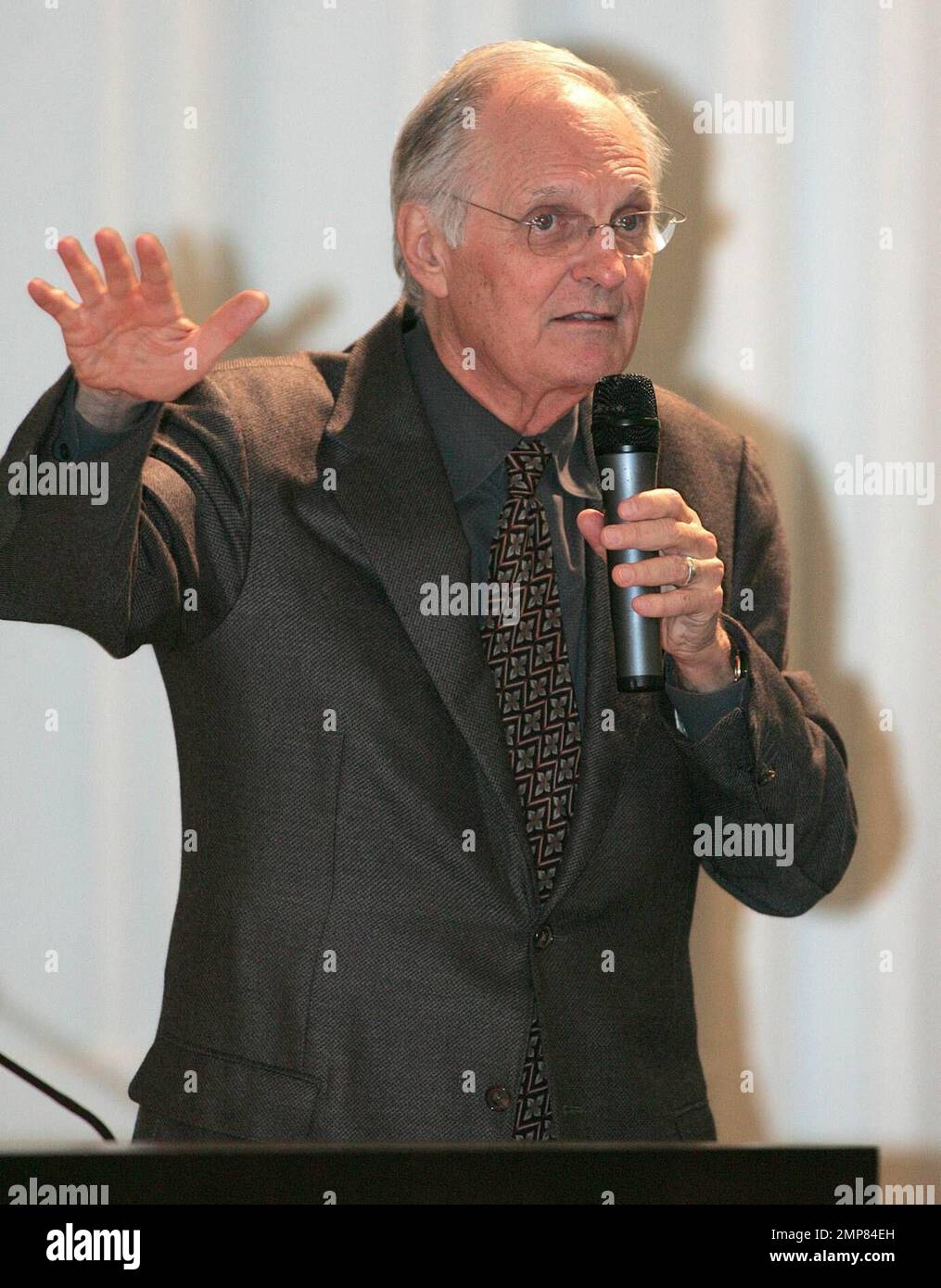 Actor and author Alan Alda makes an appearance during a book signing at ...