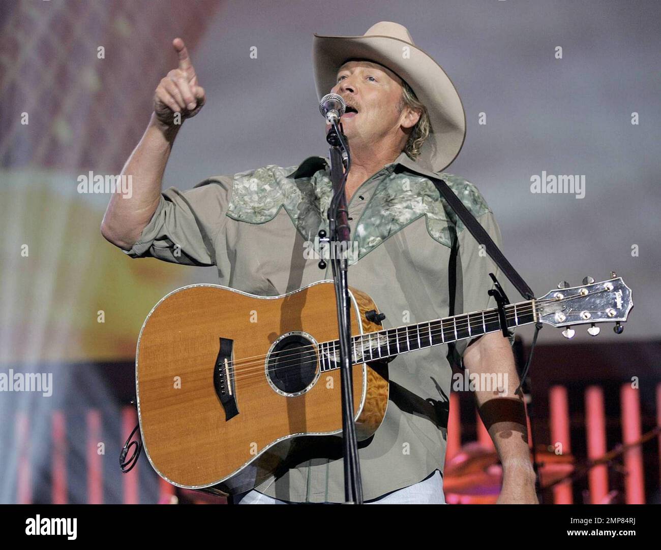 Country music superstar Alan Jackson performs live in concert at ...