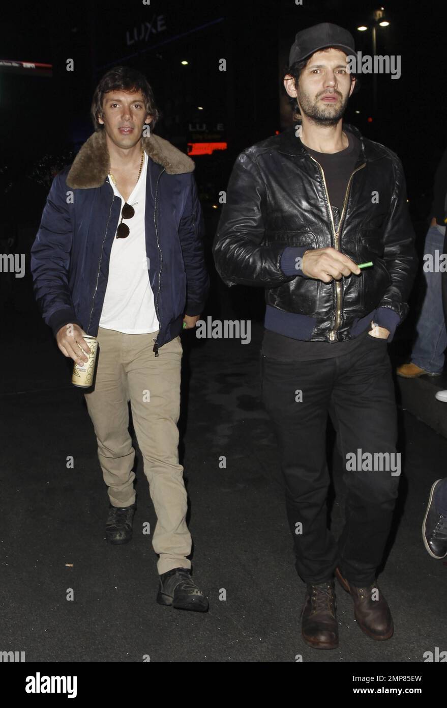 Lukas Haas arrives at the Jay-Z and Kanye West concert at the Staples ...