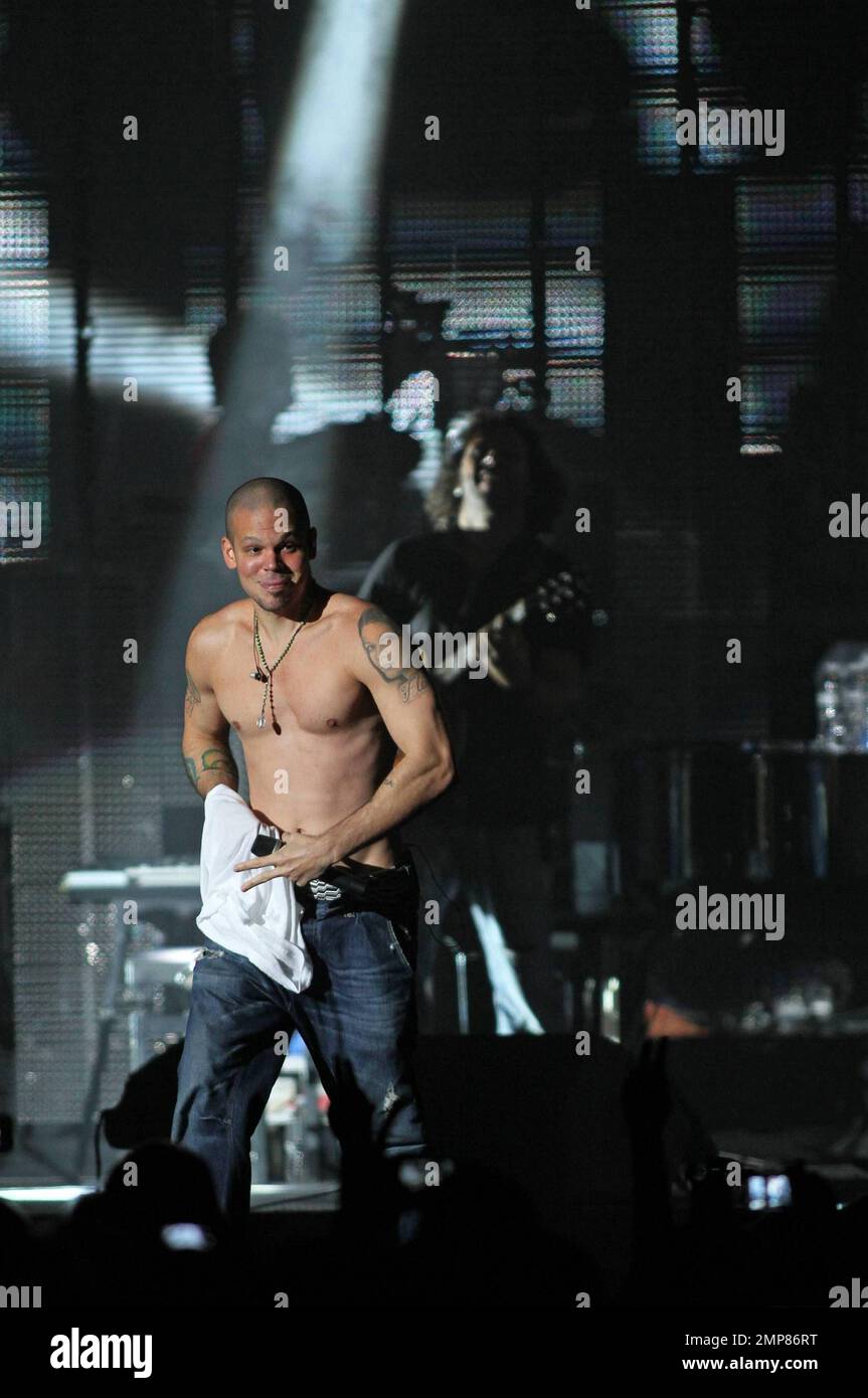 Residente performs at american airlines arena miami hi-res stock ...