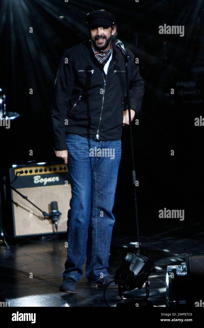 Latin pop singer Alejandro Sanz performs live at The Gibson ...