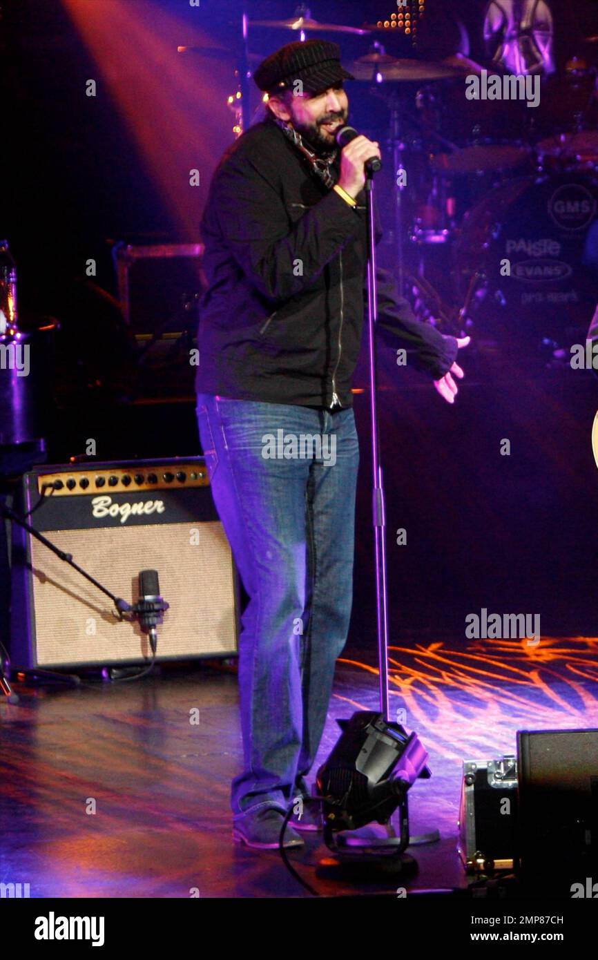 Latin pop singer Alejandro Sanz performs live at The Gibson ...