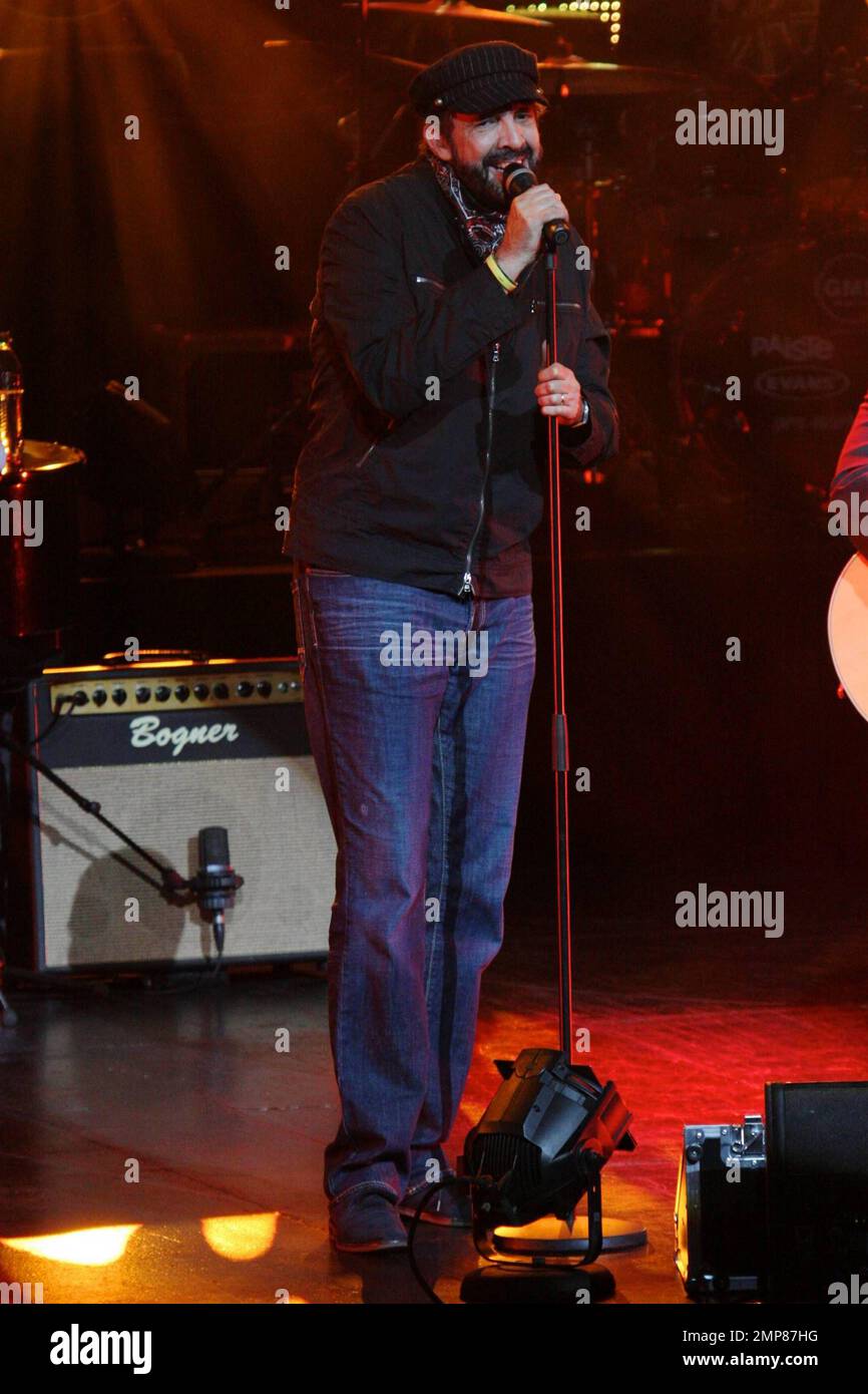 Latin pop singer Alejandro Sanz performs live at The Gibson ...