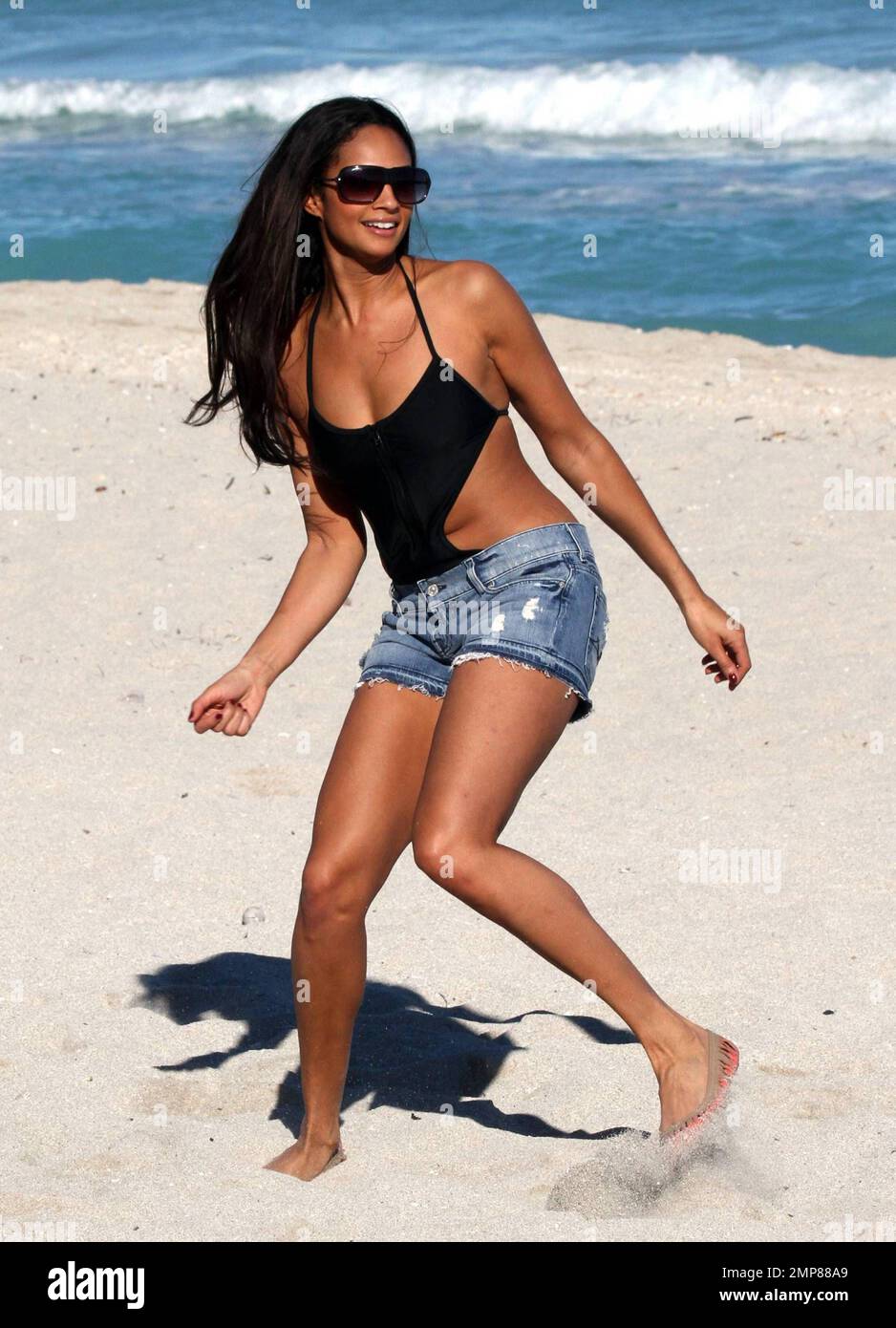 After filming a video for her new song "Every Part Of Me", British ...