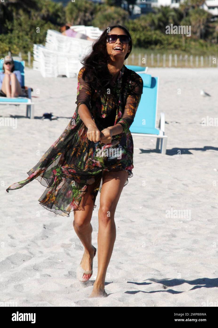After filming a video for her new song "Every Part Of Me", British ...