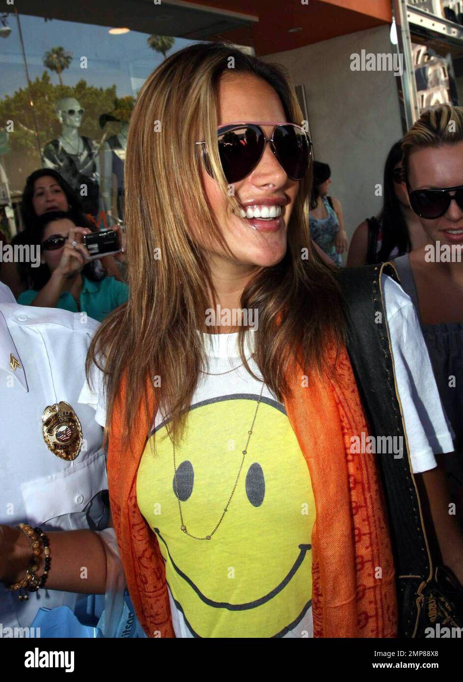 Victoria's Secret model Alessandra Ambrosia shopped Kitsons on Robertson Blvd. this afternoon ...