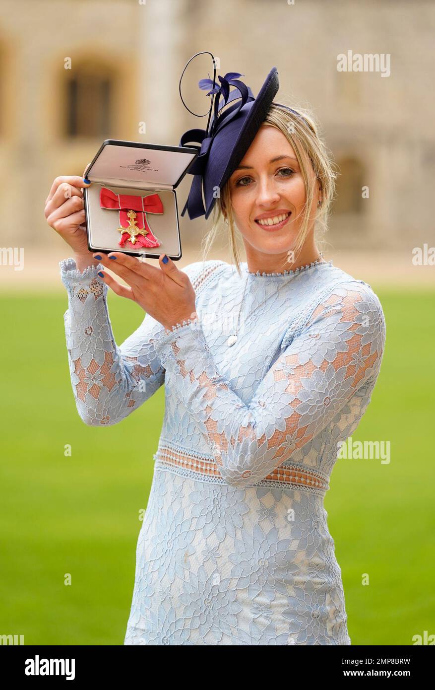 Jade Jones with her OBE (Officer of the Order of the British Empire ...