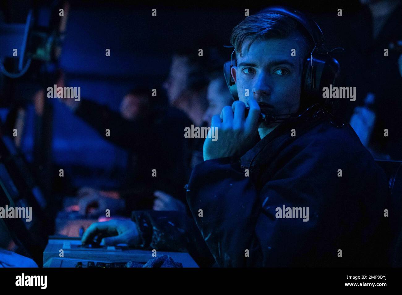 221011-N-LK647-0236 ATLANTIC OCEAN—Fire Controlman 3rd Class Chandler ...