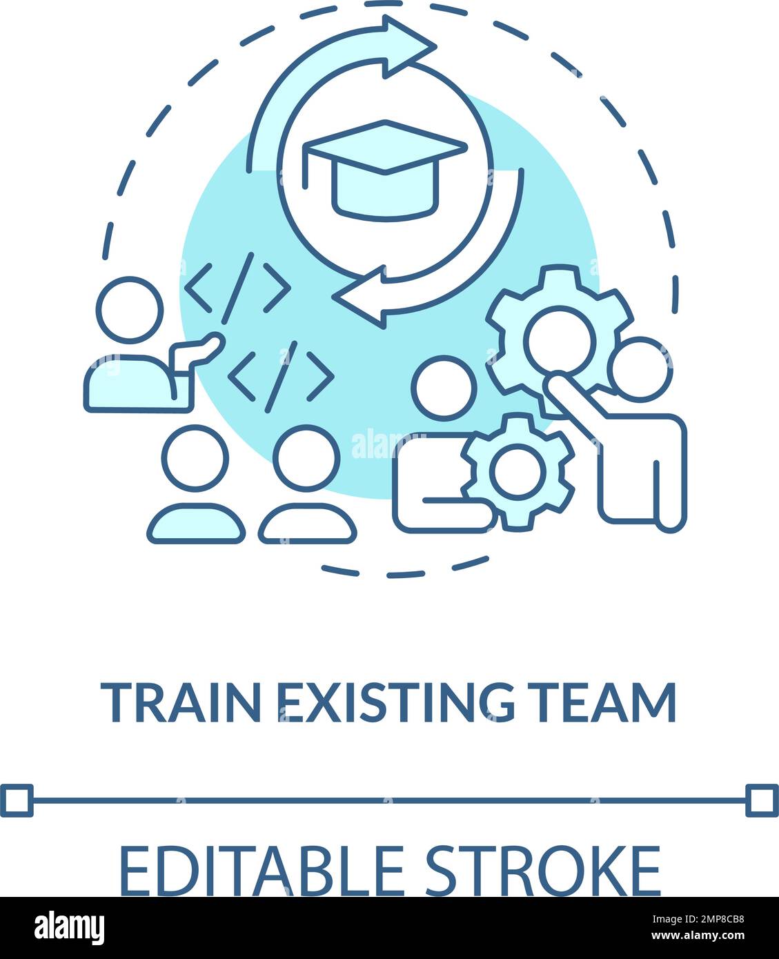 Train personnel Stock Vector Images - Alamy