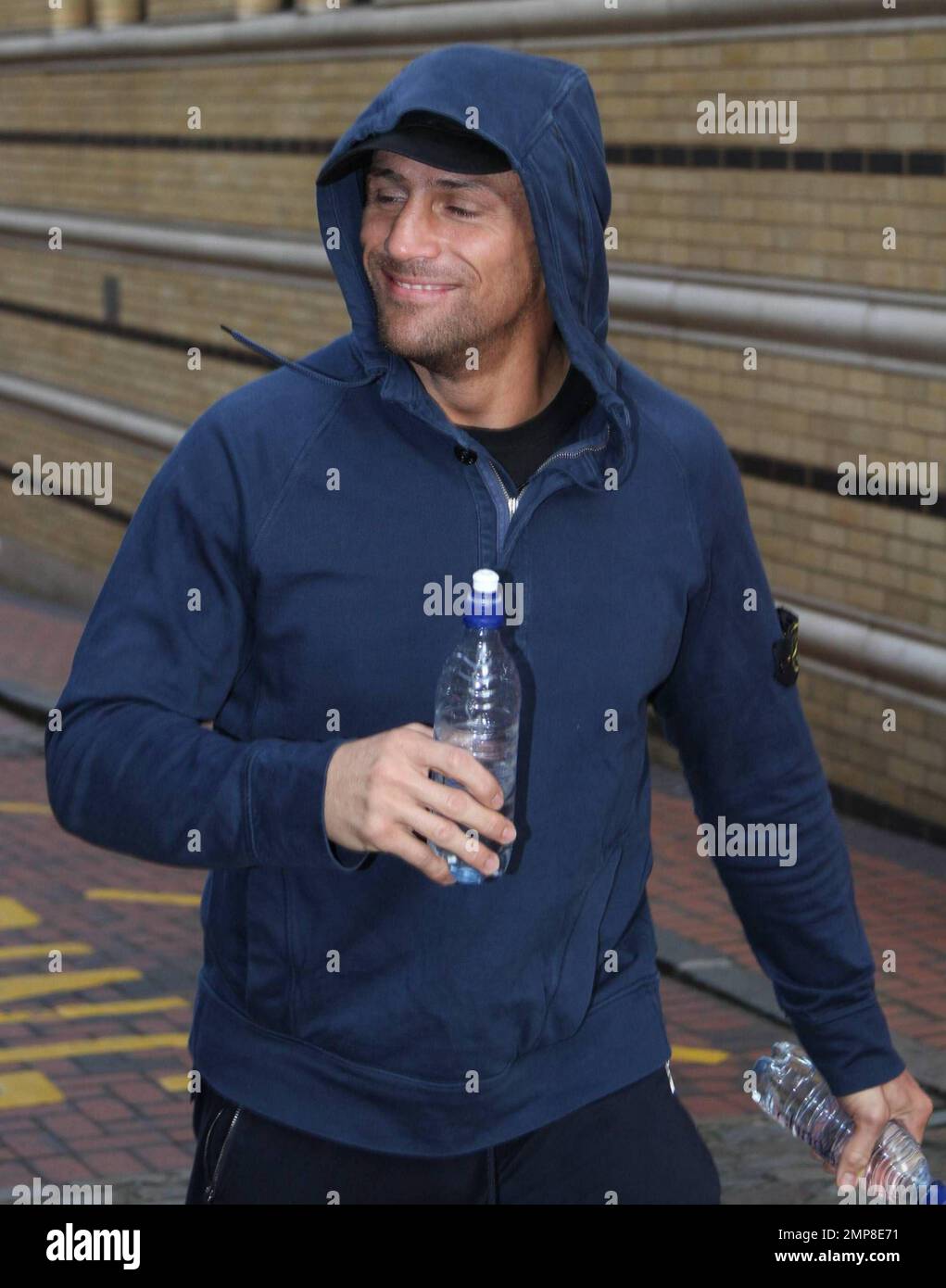 EXCLUSIVE!! Fighter Alex Reid arrives with friends at the National ...