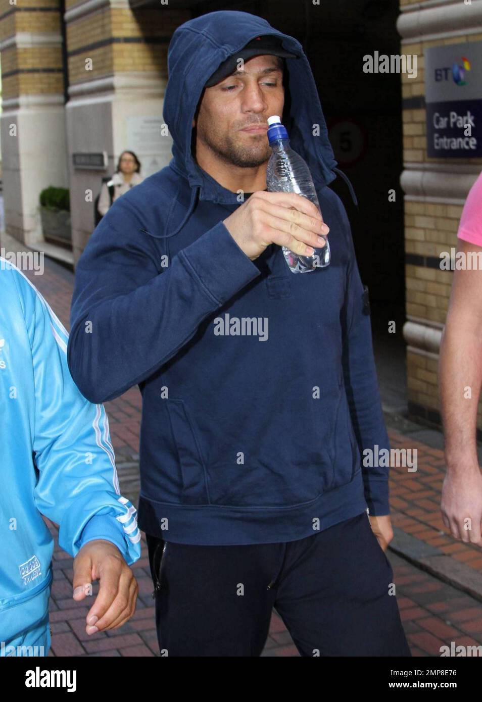 EXCLUSIVE!! Fighter Alex Reid arrives with friends at the National ...