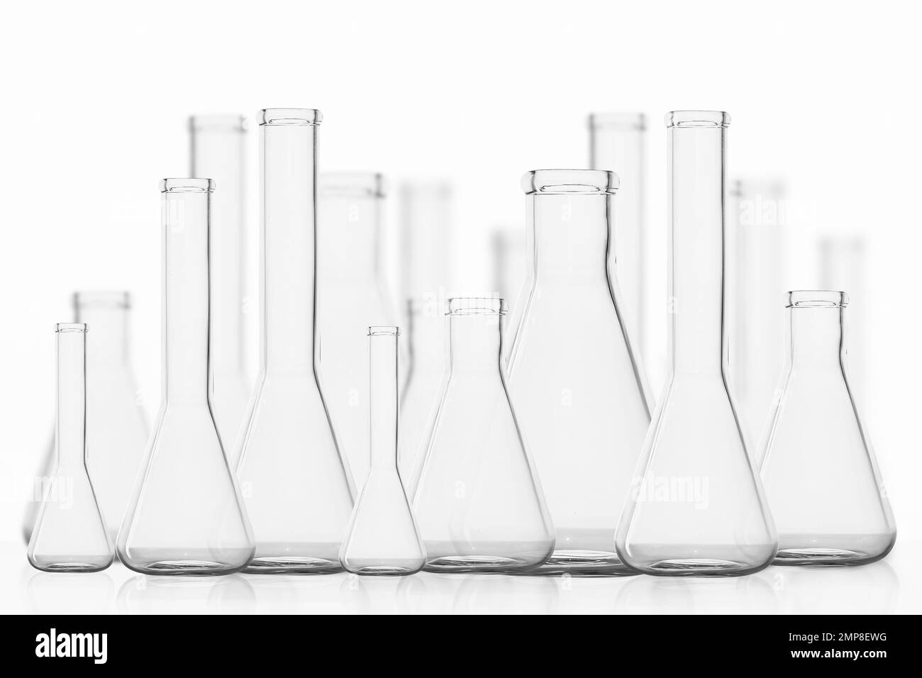 Equipment for laboratory on a white background Stock Photo - Alamy