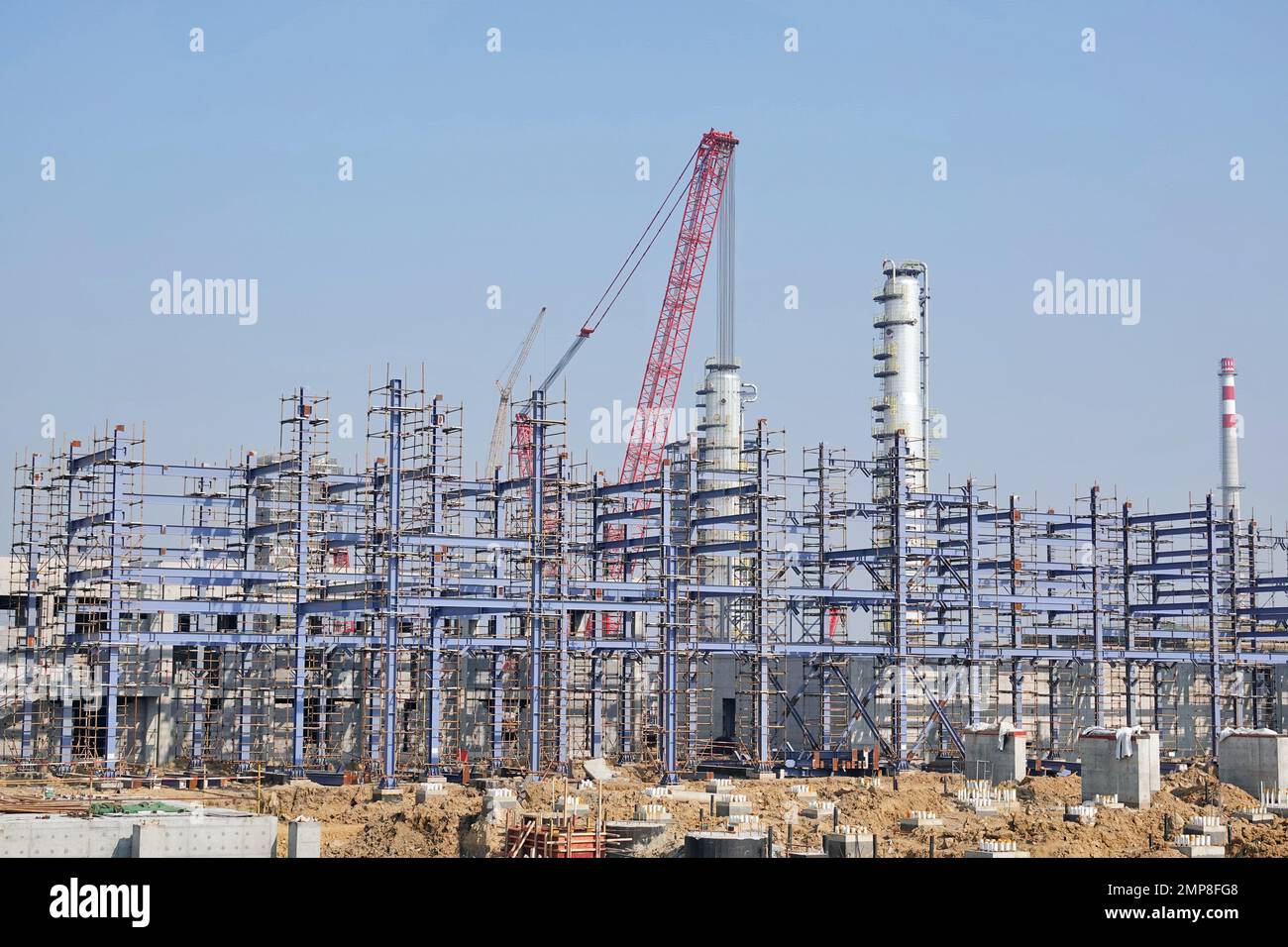 YANTAI, CHINA - JANUARY 31, 2023 - The Yulong Island Refinery and ...