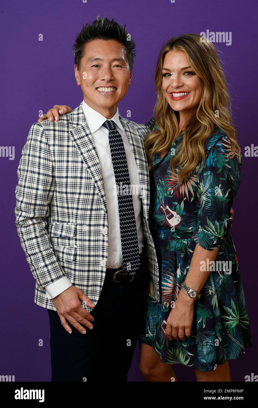 , cast members in the TLC series, "Trading Spaces," poses for a ...
