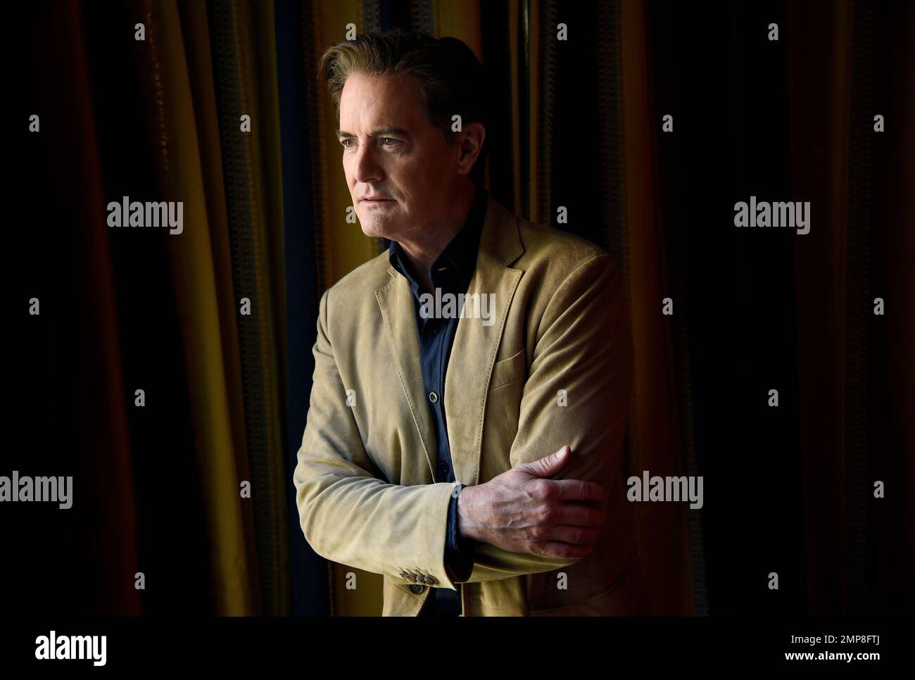Kyle MacLachlan, a cast member in the IFC series "Portlandia," poses ...