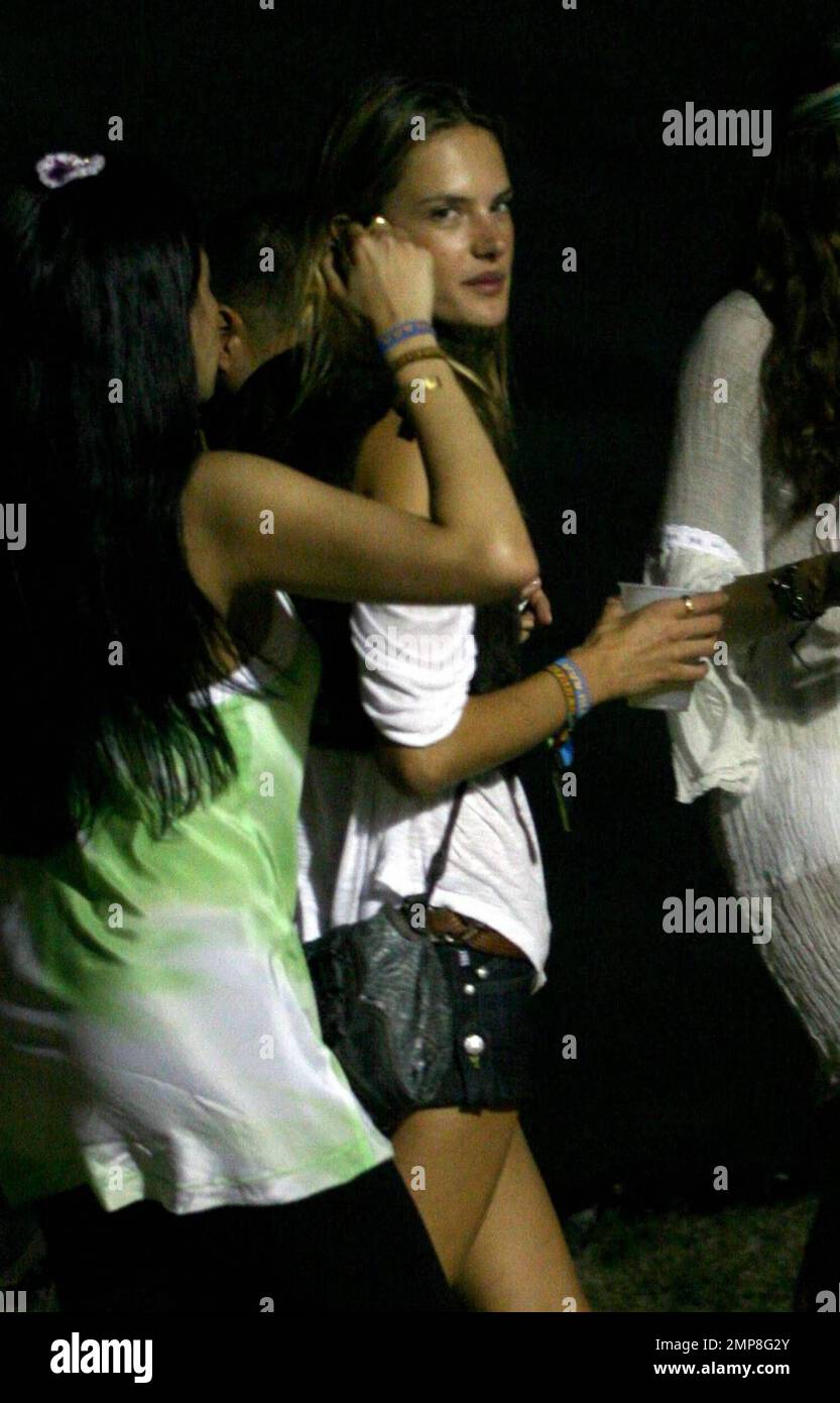 Victoria's Secret model Alexandra Ambrosio parties with friends at the ...