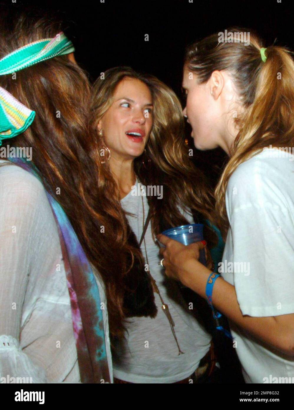 Victoria's Secret model Alexandra Ambrosio parties with friends at the ...