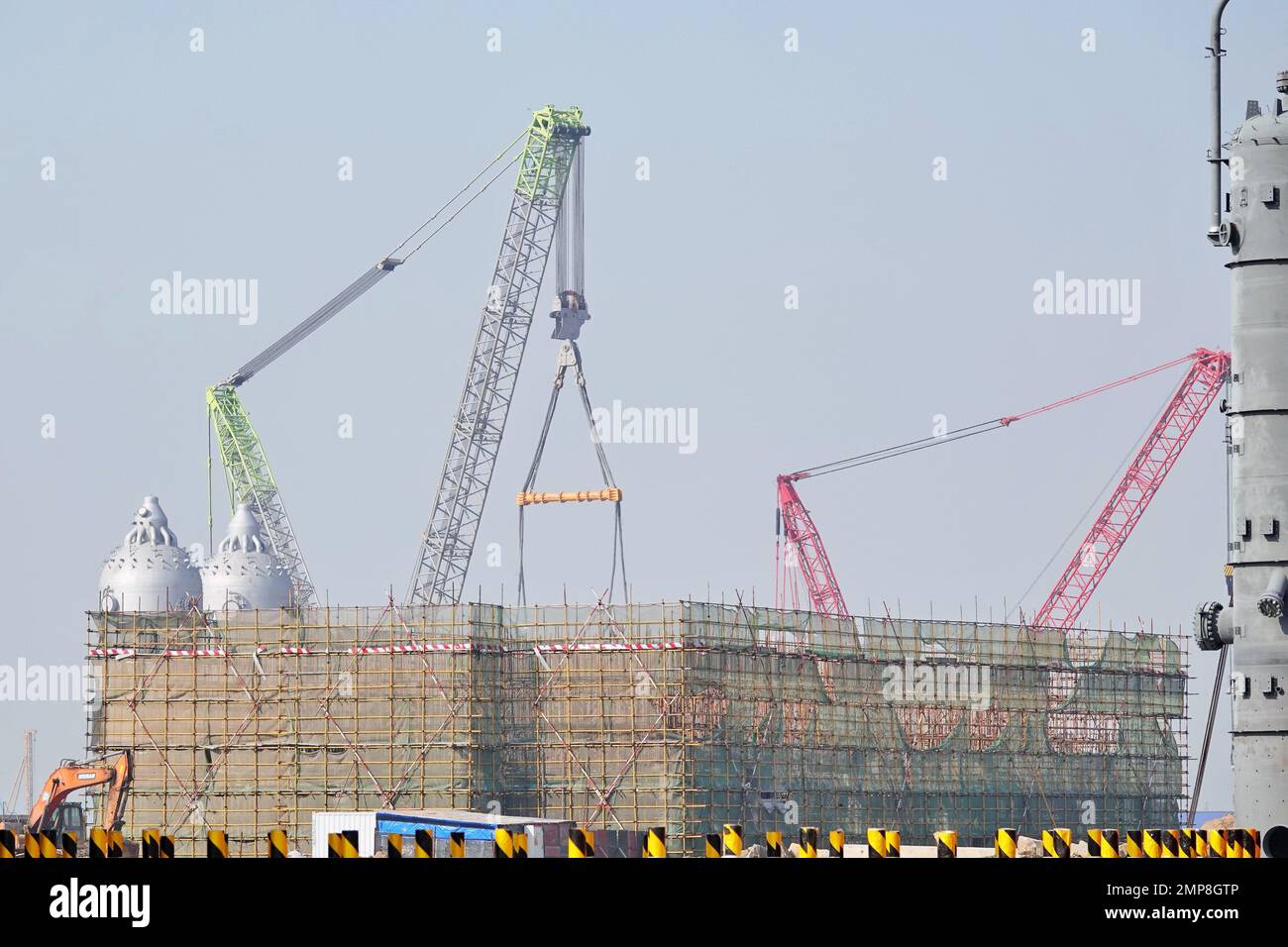 YANTAI, CHINA - JANUARY 31, 2023 - The Yulong Island Refinery and ...