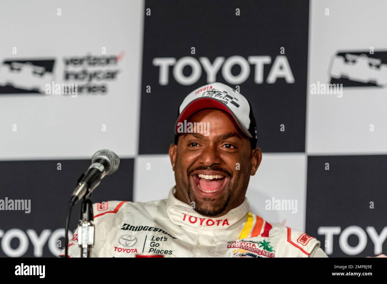 Alfonso Ribeiro won the 2016 Toyota Pro/Celebrity Race, triumphing over ...