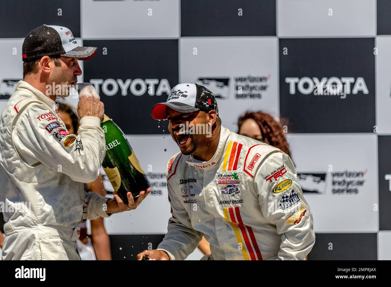 Alfonso Ribeiro won the 2016 Toyota Pro/Celebrity Race, triumphing over ...