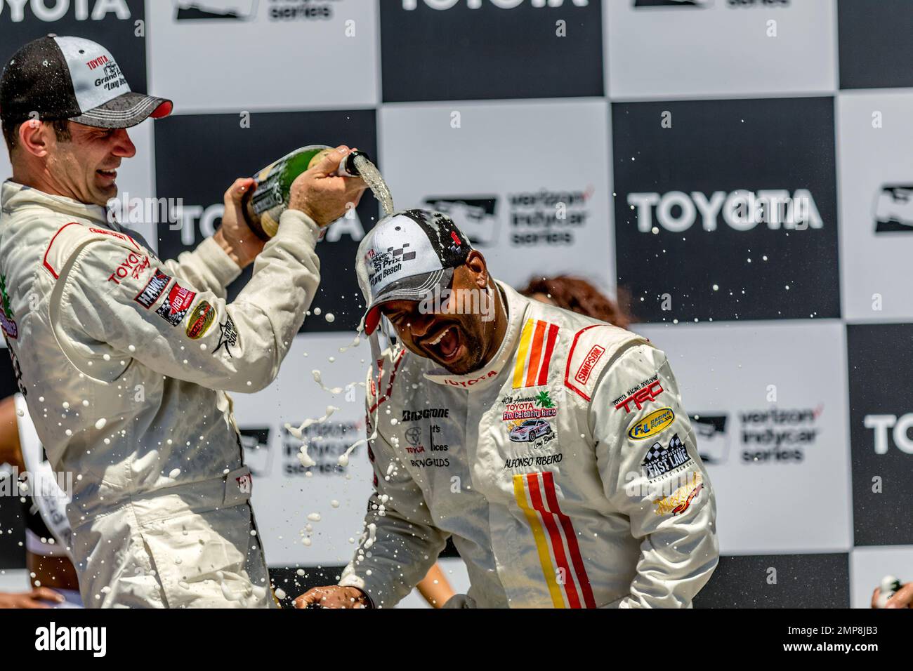 Alfonso Ribeiro won the 2016 Toyota Pro/Celebrity Race, triumphing over ...