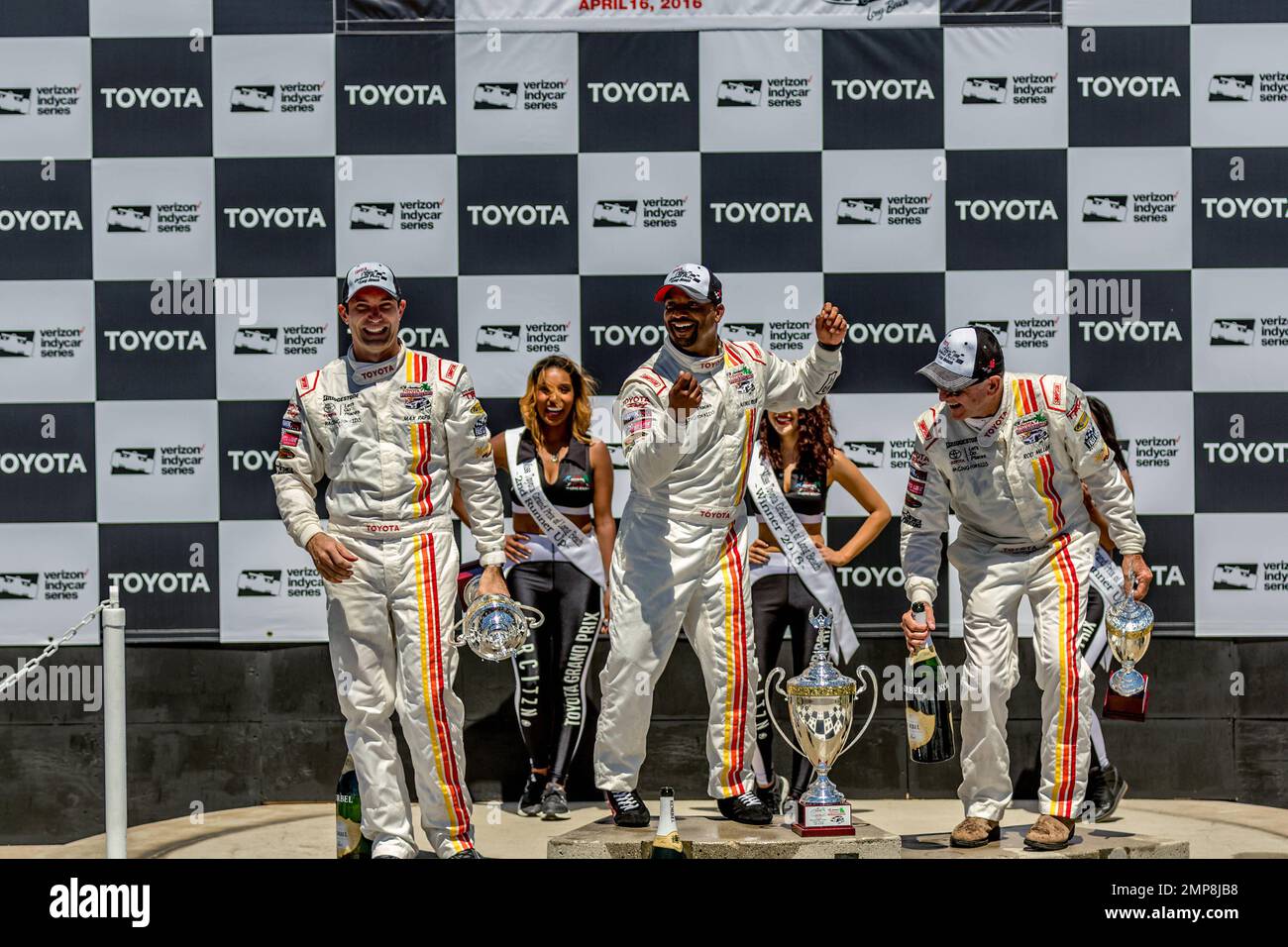 Alfonso Ribeiro won the 2016 Toyota Pro/Celebrity Race, triumphing over ...