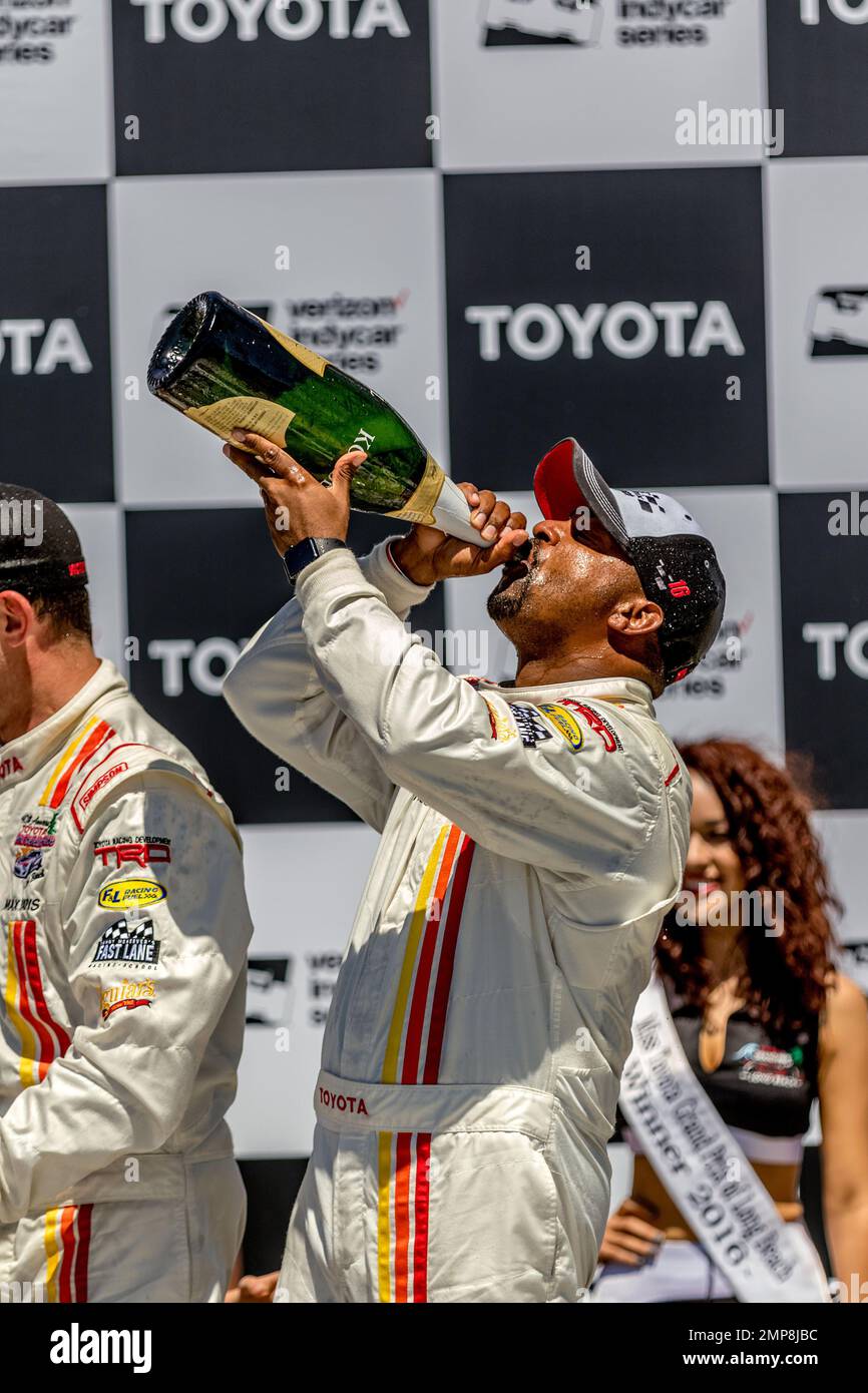 Alfonso Ribeiro won the 2016 Toyota Pro/Celebrity Race, triumphing over ...