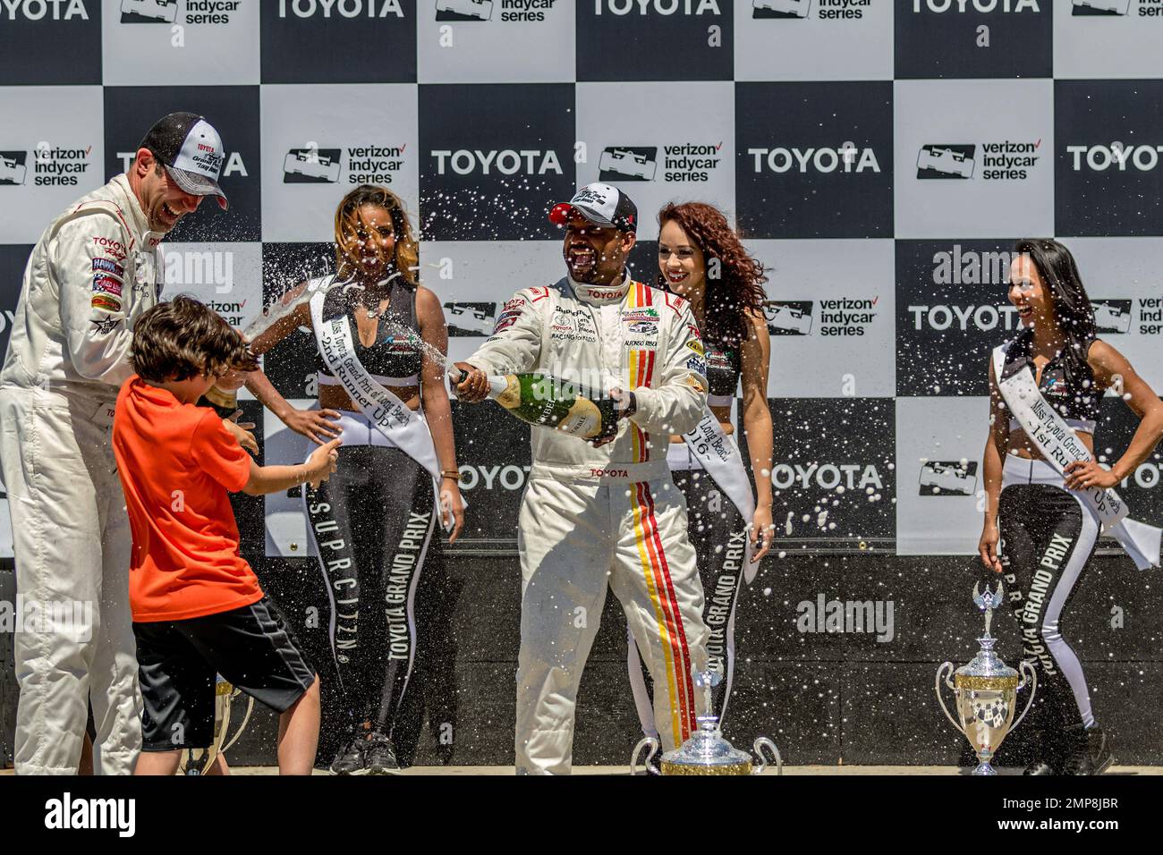 Alfonso Ribeiro won the 2016 Toyota Pro/Celebrity Race, triumphing over ...