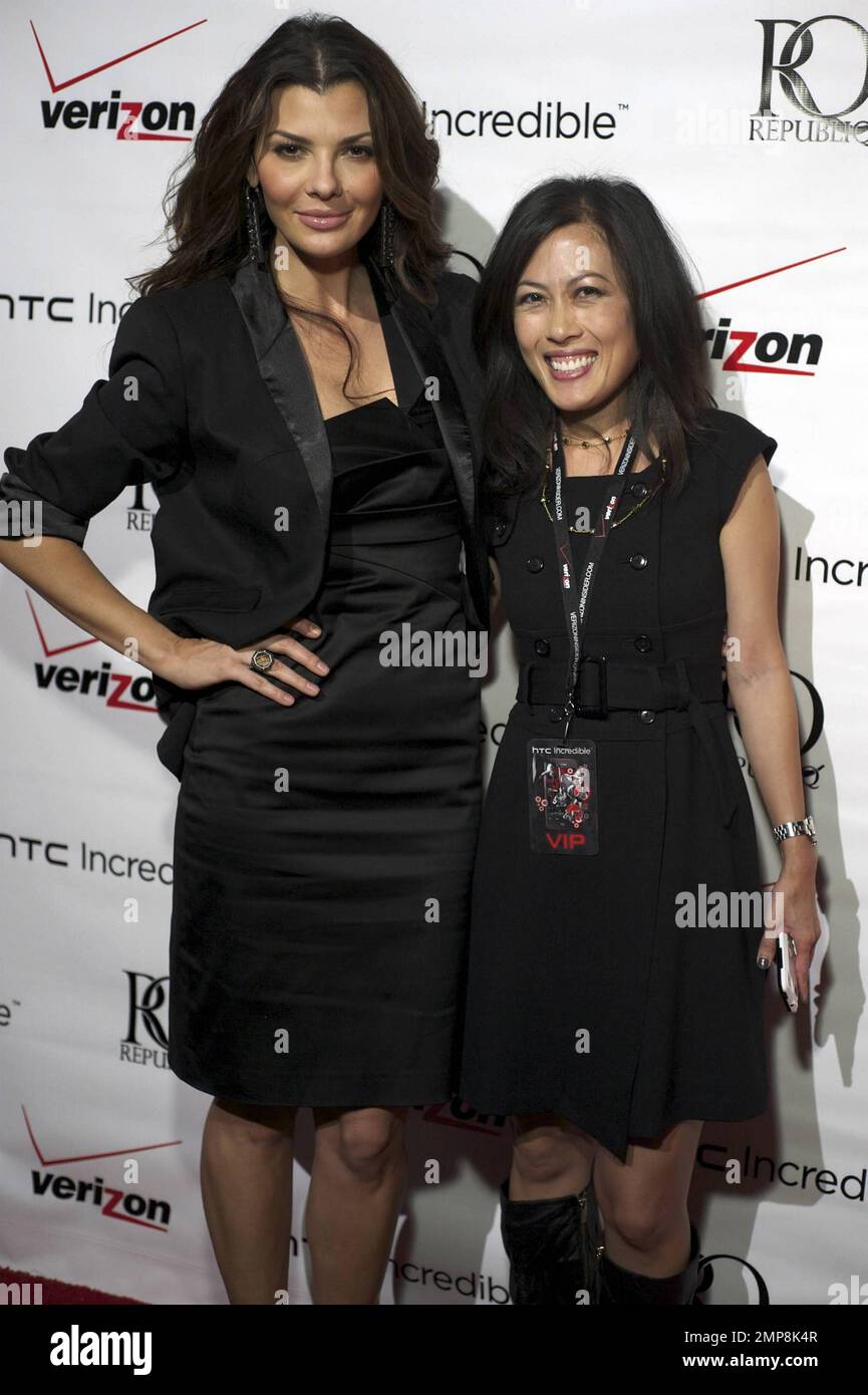 EXCLUSIVE!! Ali Landry makes an appearance at the Verizon launch event ...