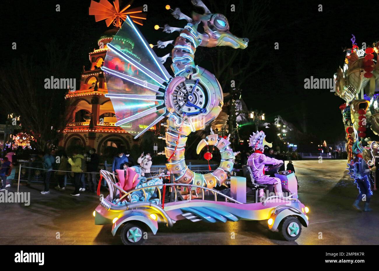 The giant-beast-shaped bionic technology robot float made in China ...