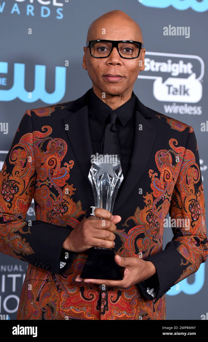 RuPaul, winner of the best reality host award for "RuPaul's Drag Race ...