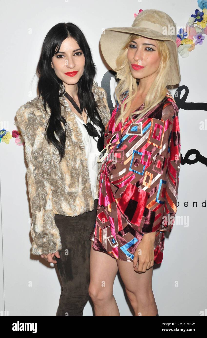 The Veronicas at the Alice and Olivia presentation during Mercedes Benz ...
