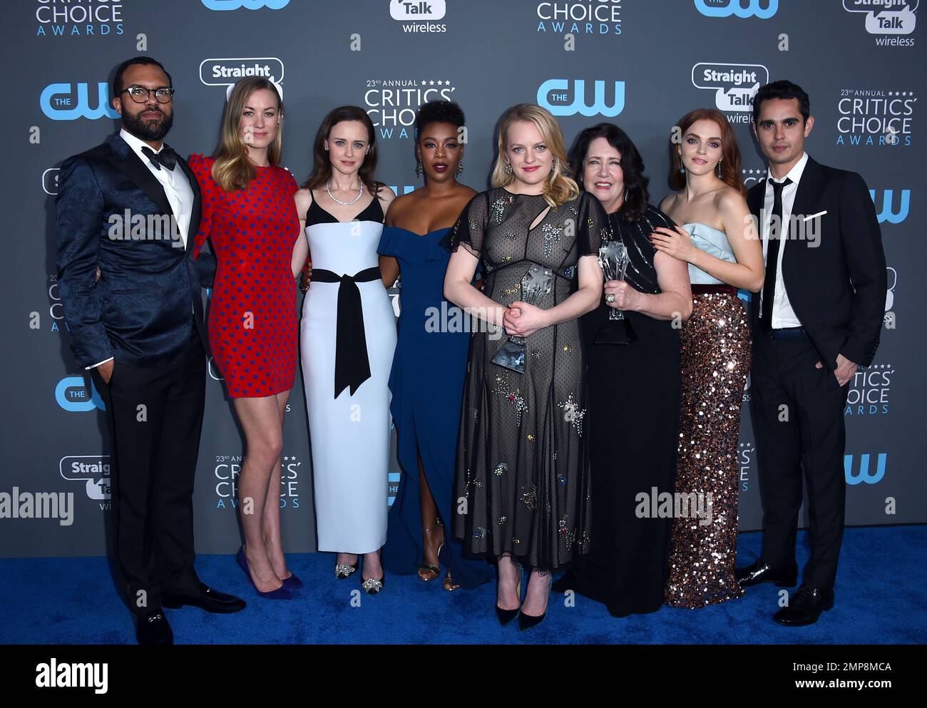 The cast and crew of "The Handmaid's Tale", winners of the award for ...