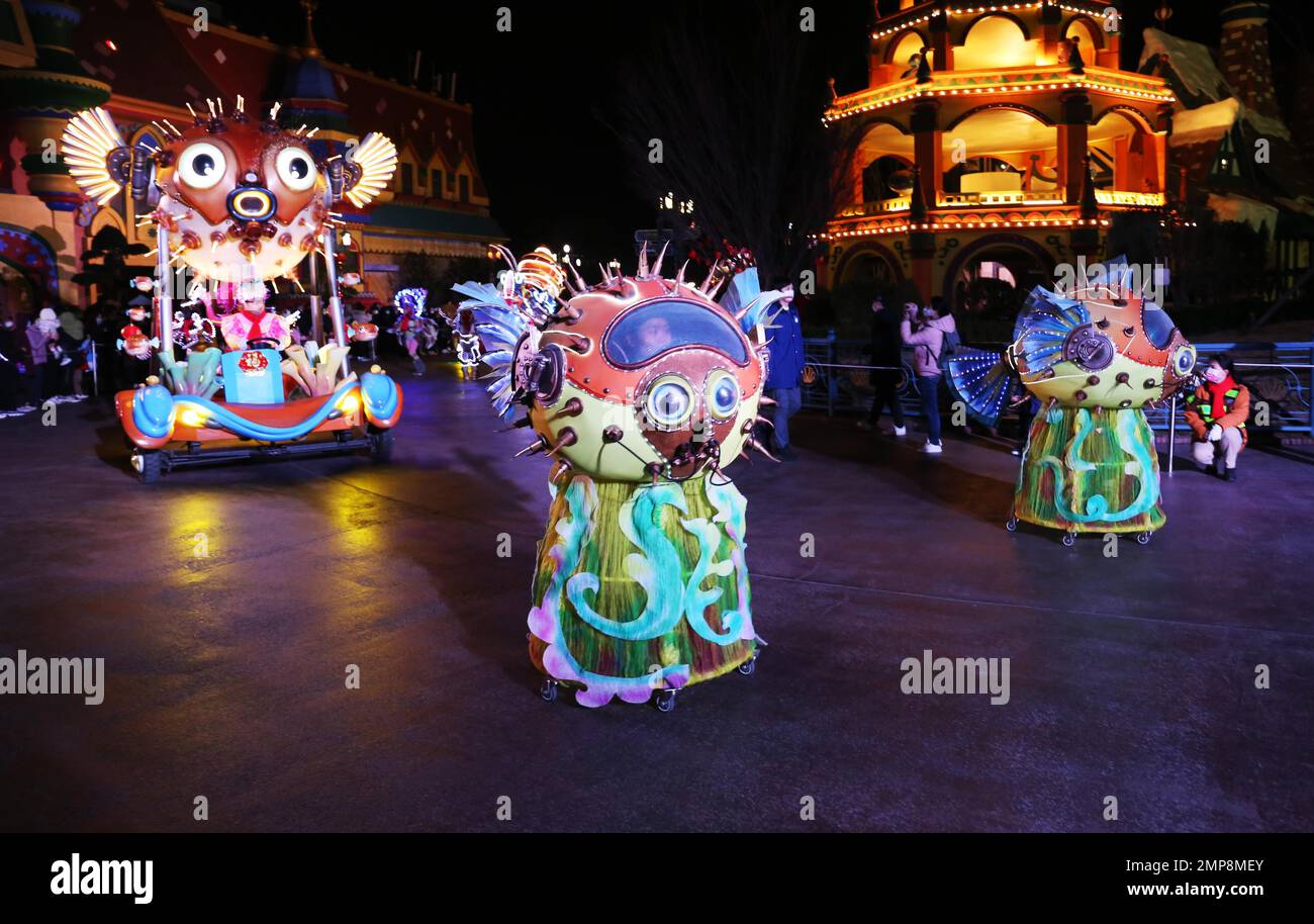 The giant-beast-shaped bionic technology robot float made in China ...