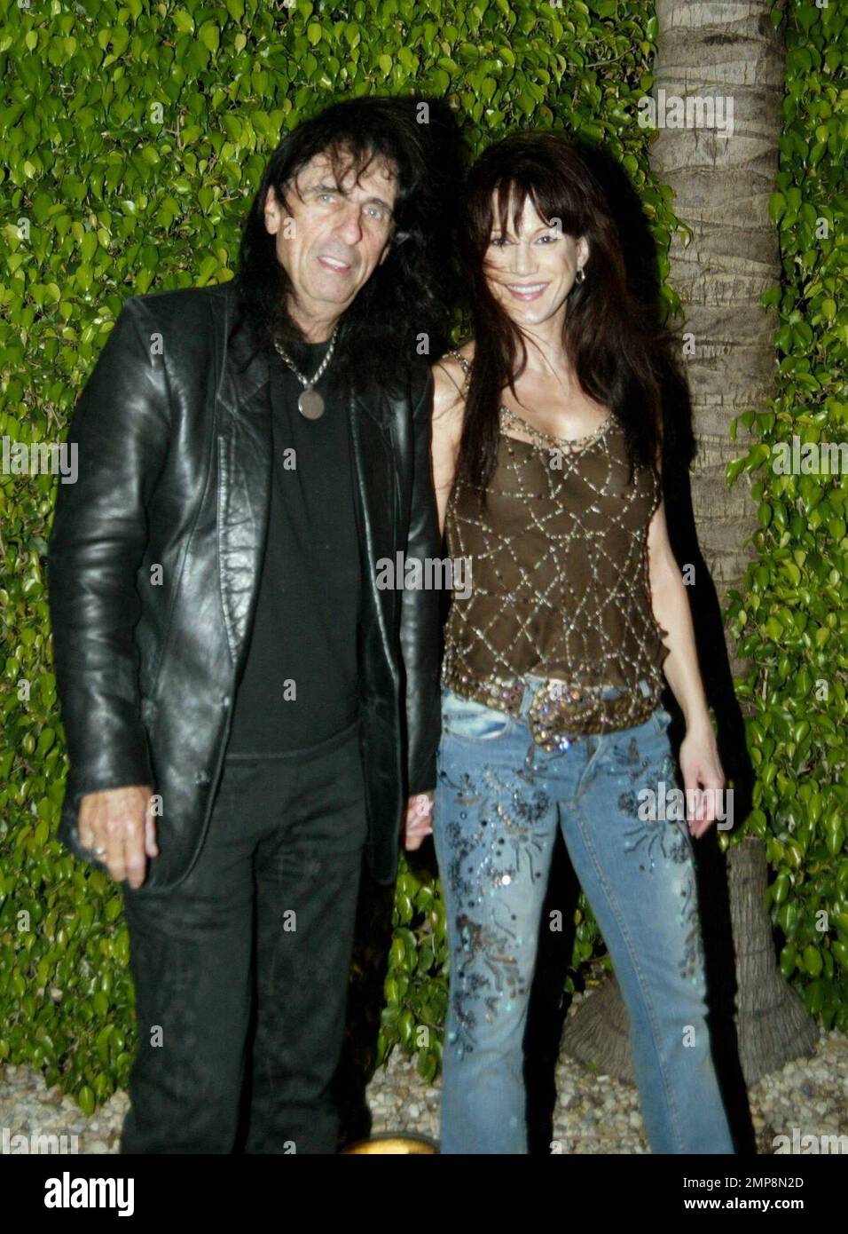 Alice cooper and his wife sheryl hi-res stock photography and images ...