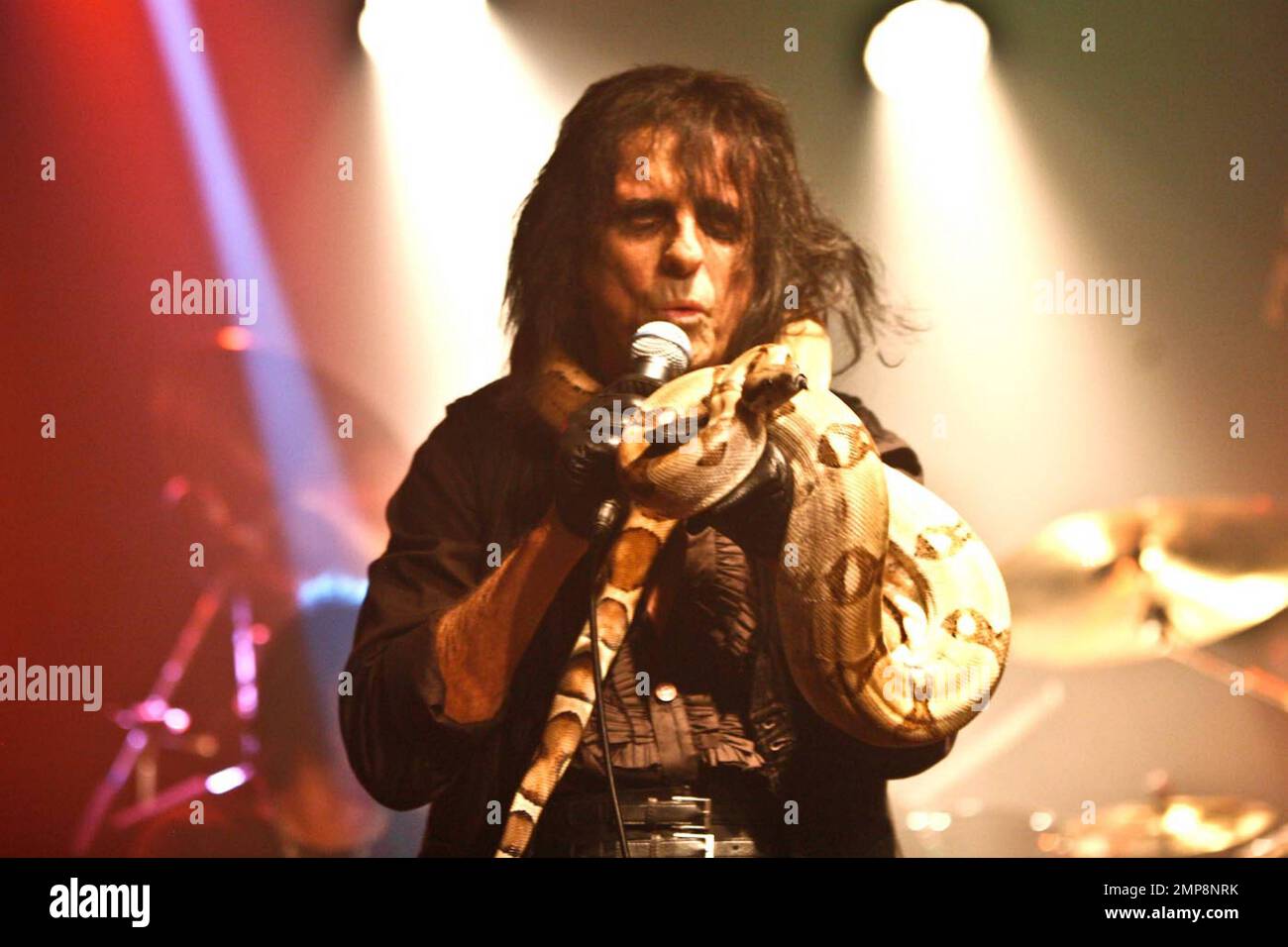 Rock singer Alice Cooper performs live on his 'No More Mr. Nice Guy ...