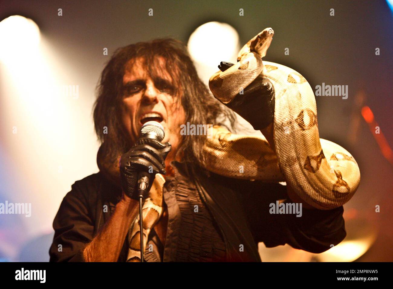 Rock singer Alice Cooper performs live on his 'No More Mr. Nice Guy ...