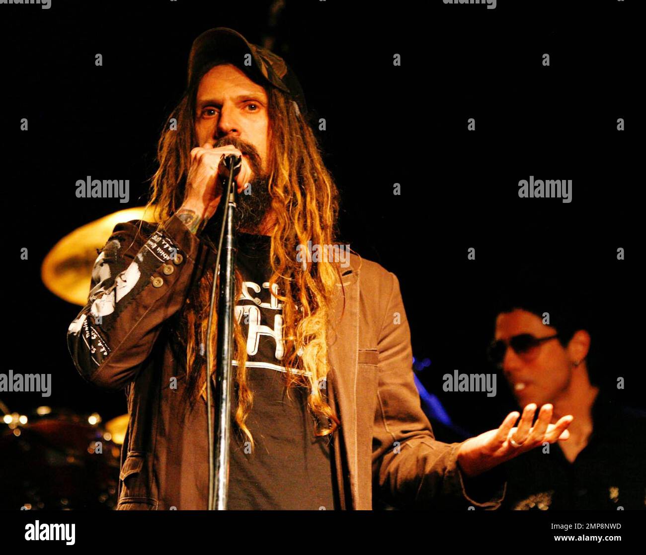 Rob Zombie introduces rock singer Alice Cooper at the Whisky A Go-Go on ...
