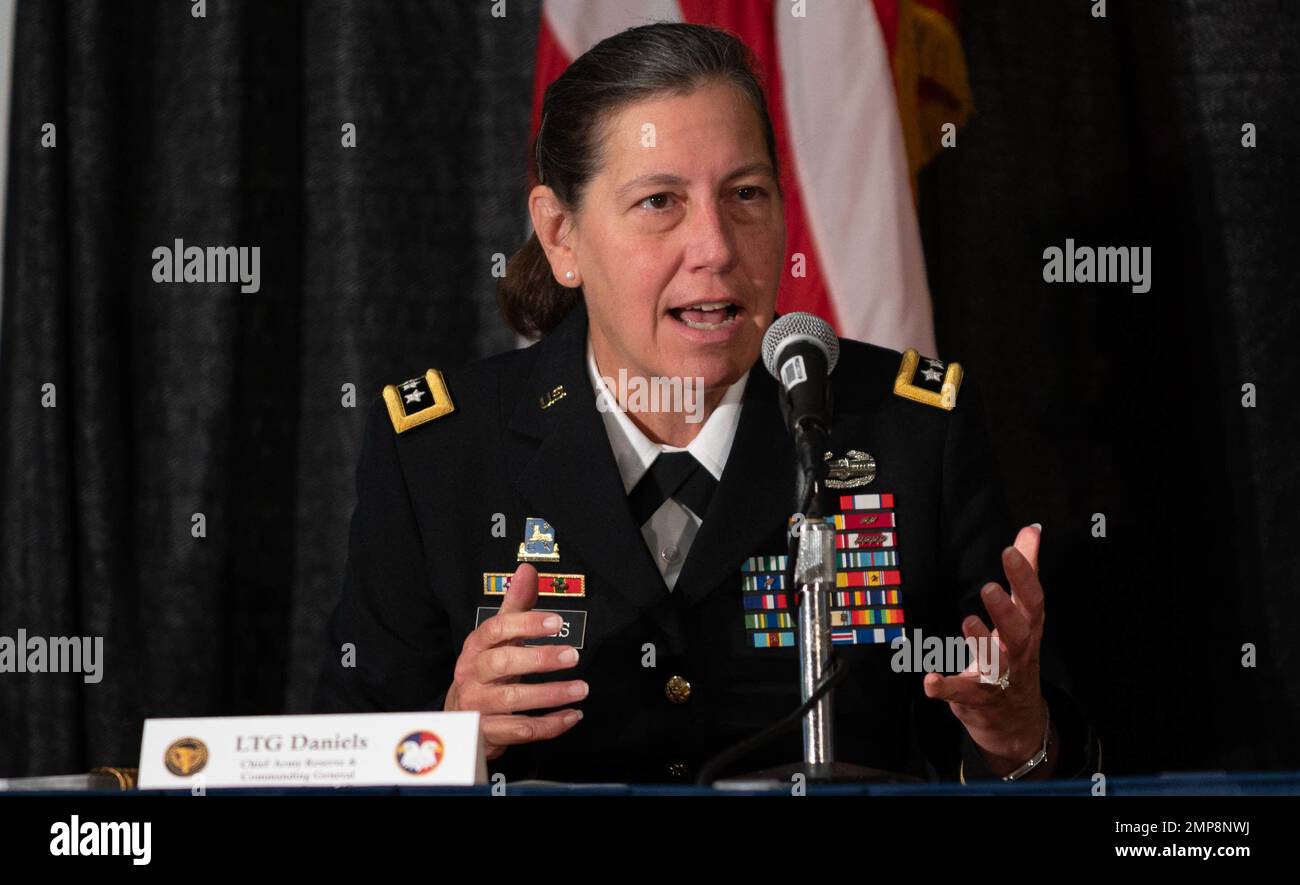 Army Reserve Lt. Gen. Jody Daniels, Chief of Army Reserve and ...