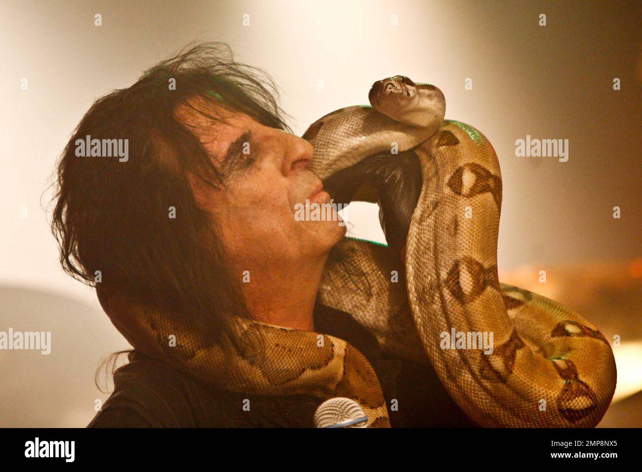 Rock singer Alice Cooper performs live on his 'No More Mr. Nice Guy ...