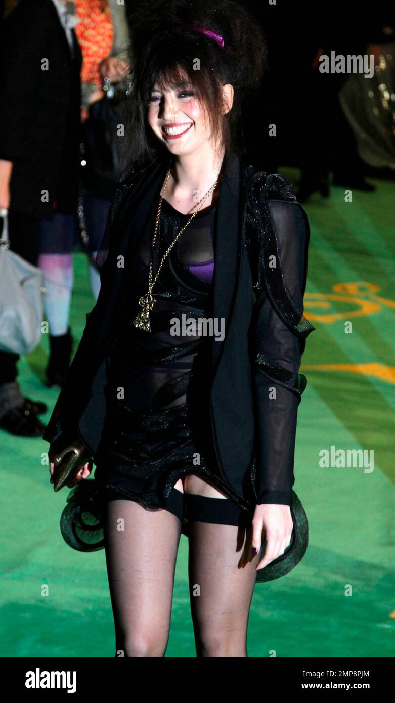 Daisy Lowe arrives at the Royal World Premiere of "Alice In Wonderland ...