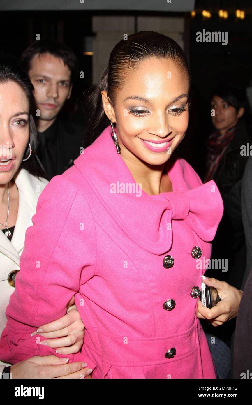 Alicia Dixon at the launch party for Alicia Keys' new album "The ...