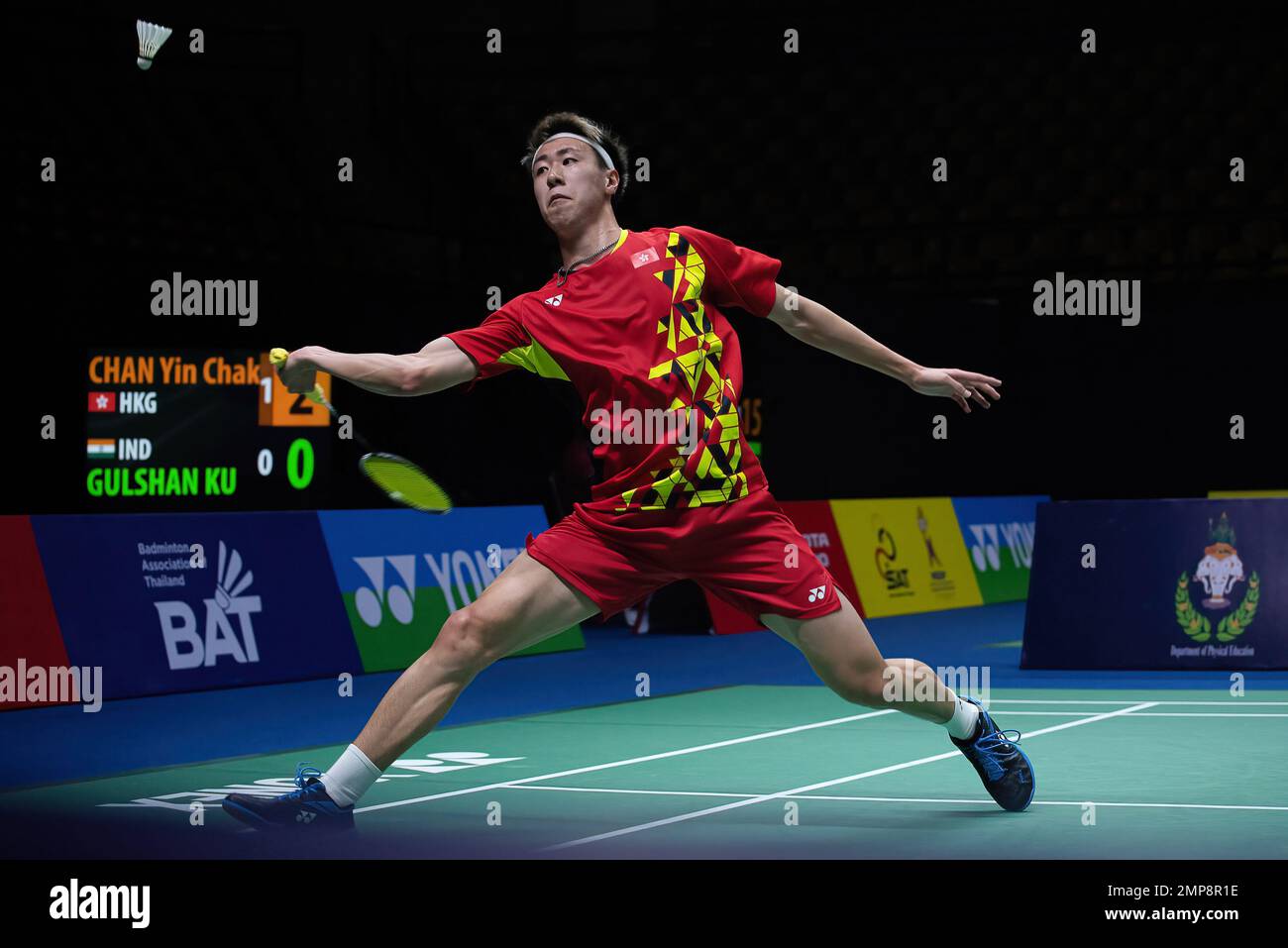 Bangkok, Thailand. 31st Jan, 2023. Chan Yin Chak of Hong Kong plays ...