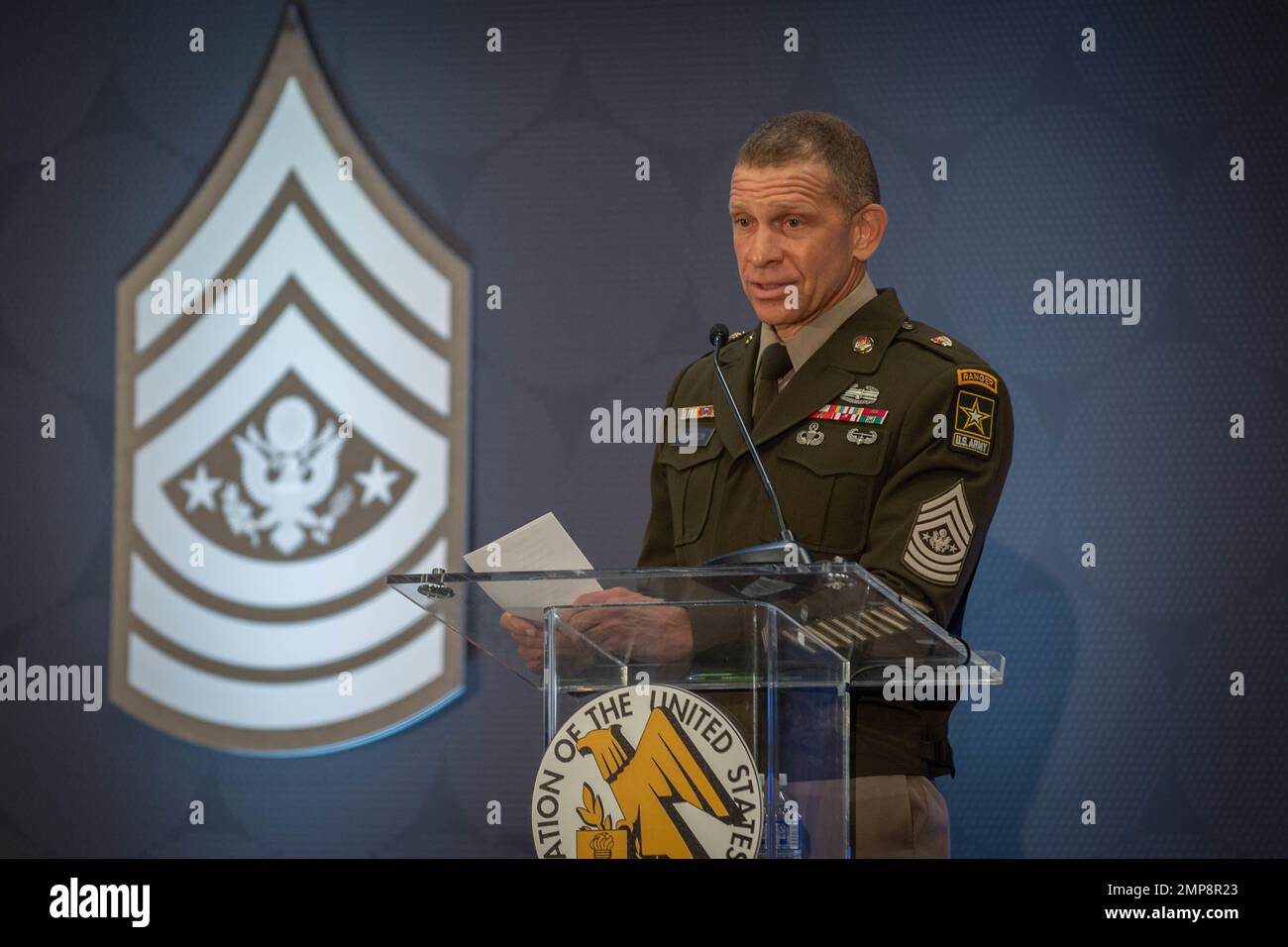 Command Sgt. Maj. Michael A. Grinston, sergeant major of the U.S. Army ...