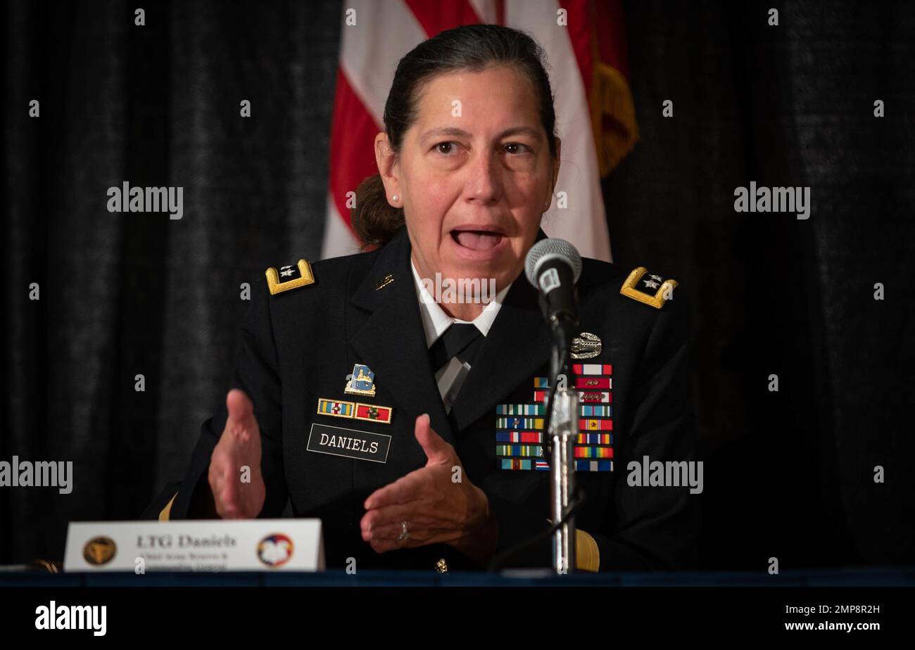 Army Reserve Lt. Gen. Jody Daniels, Chief of Army Reserve and ...