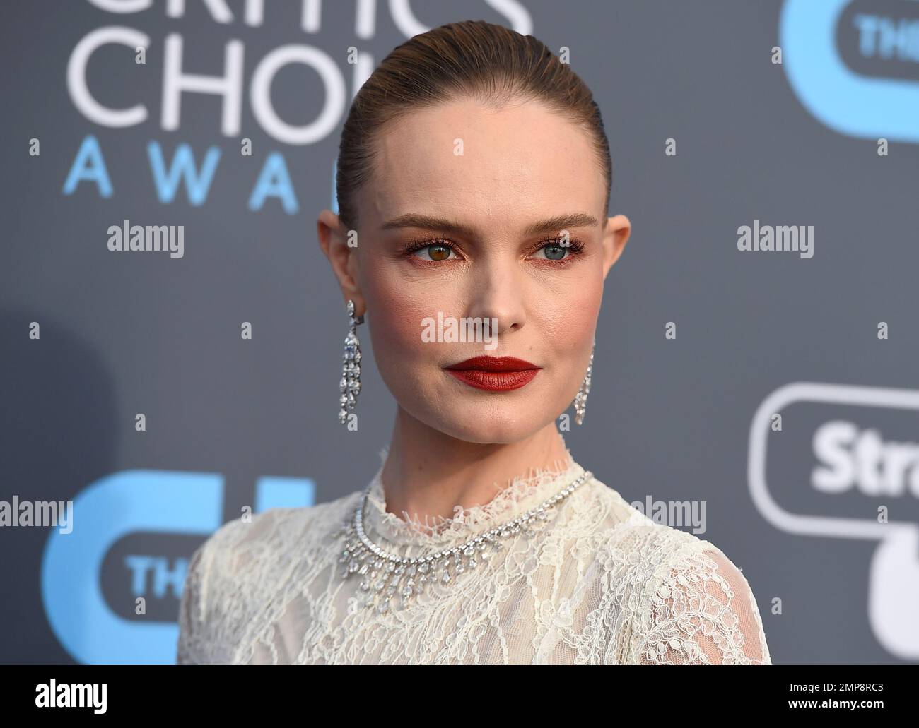 Kate Bosworth arrives at the 23rd annual Critics' Choice Awards at the ...