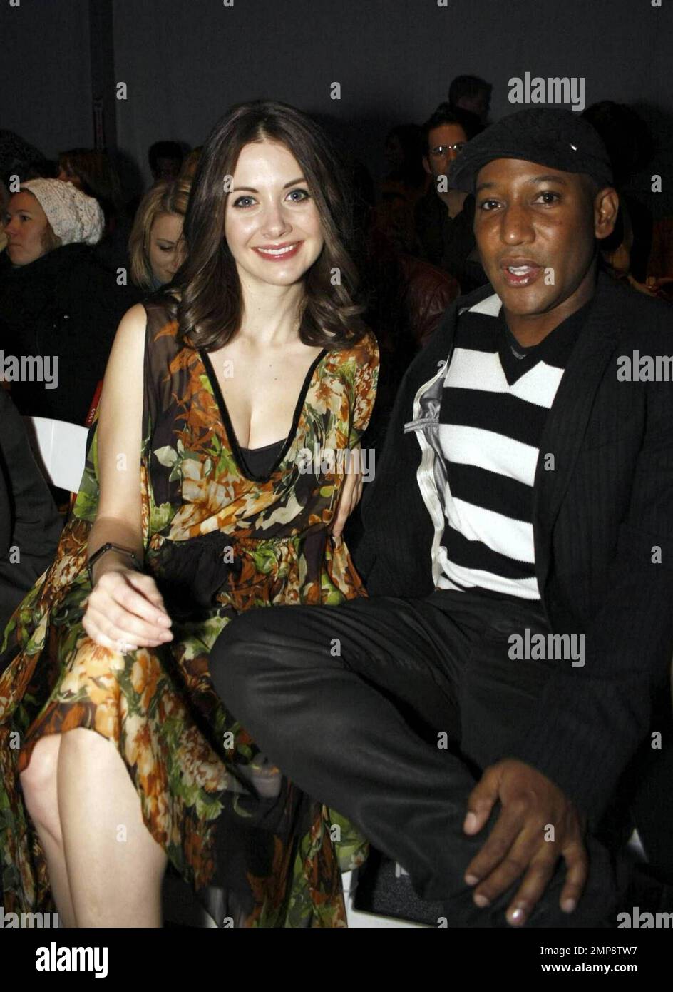 "Mad Men" actress Alison Brie attends the Farah Angsana fashion show ...