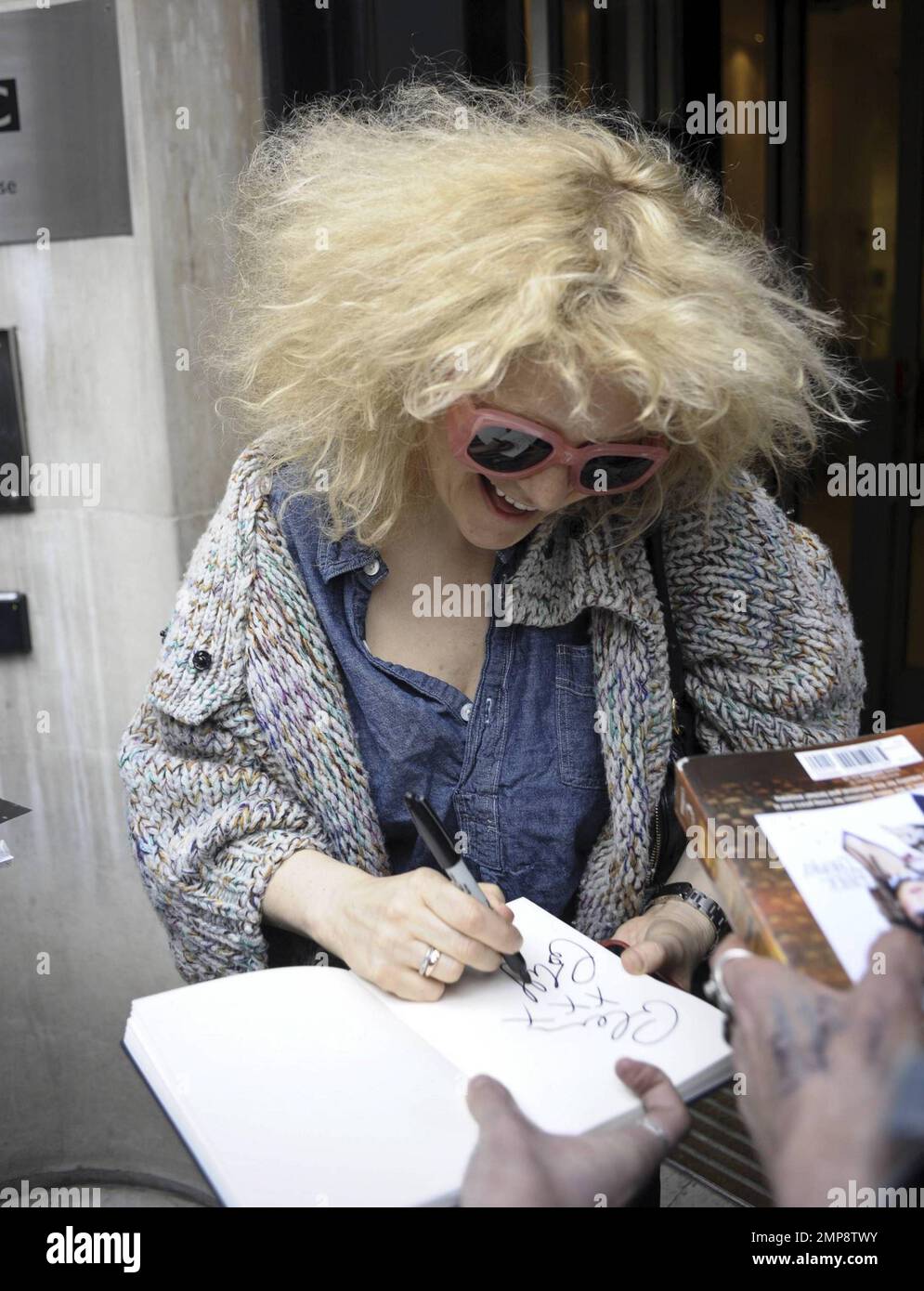 English singer/songwriter Alison Goldfrapp pays a visit to the BBC in ...