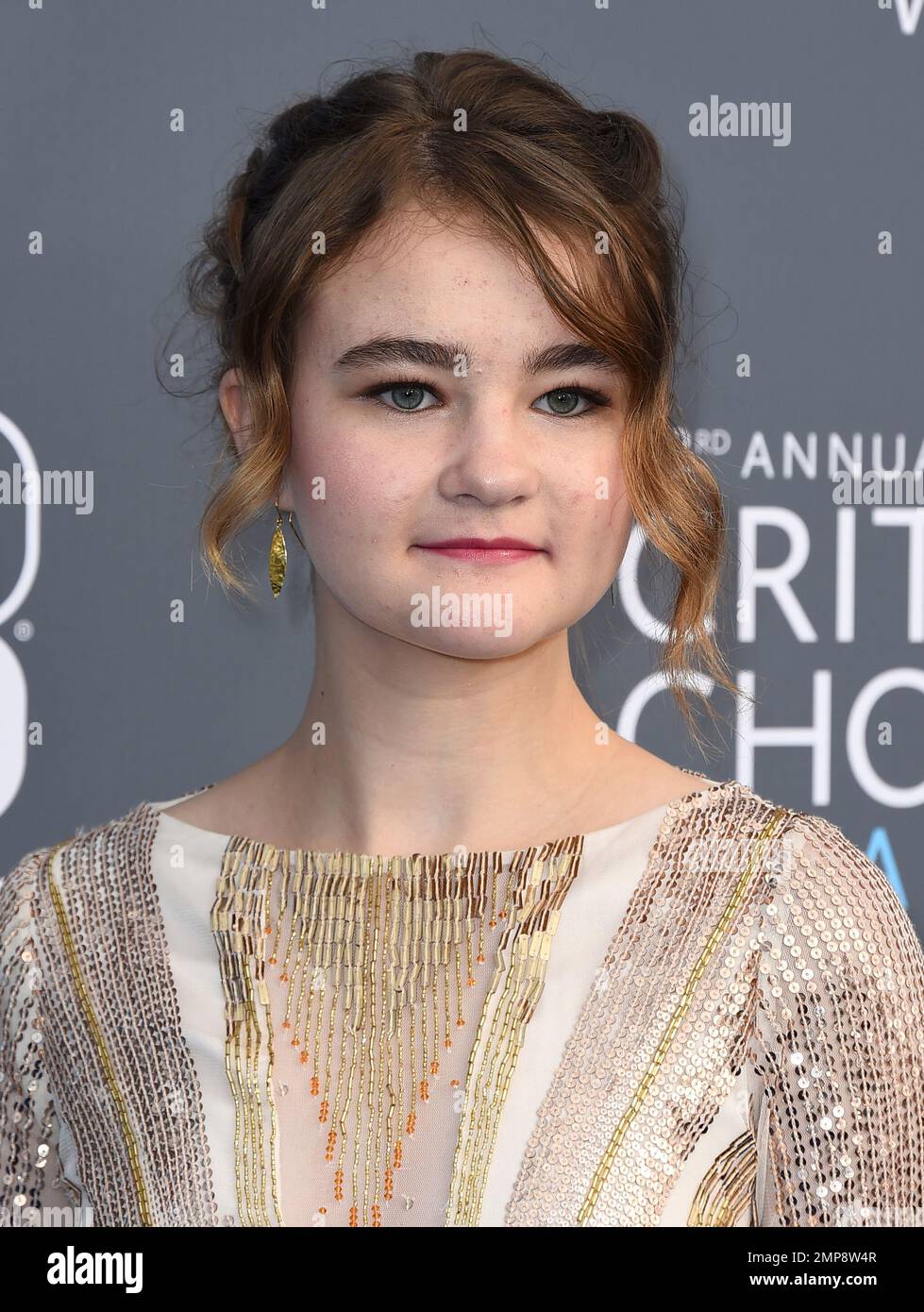 Millicent Simmonds arrives at the 23rd annual Critics' Choice Awards at ...